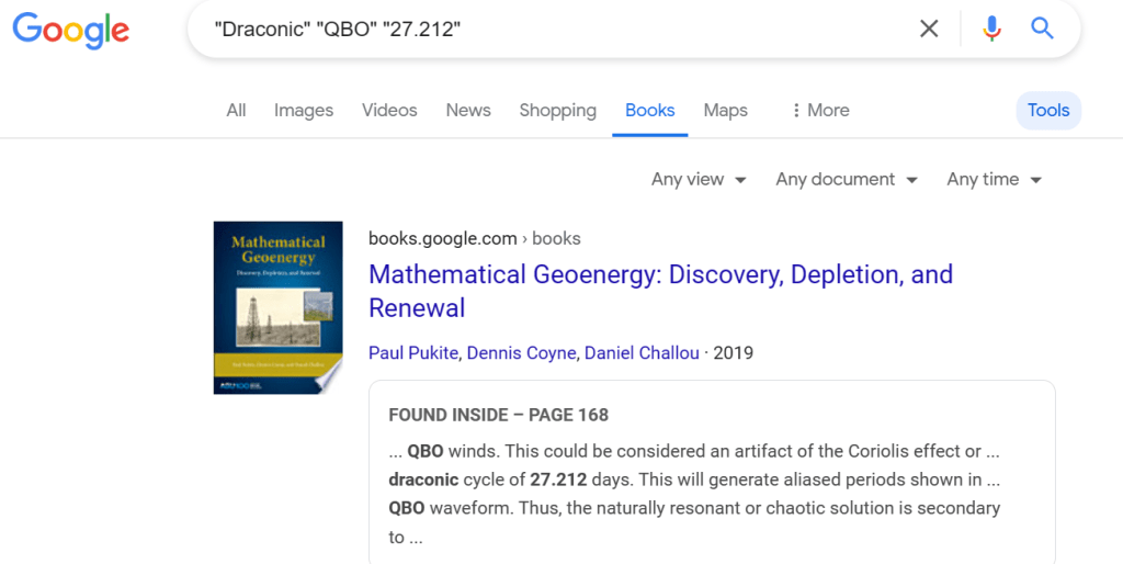 Proof for allowed modes of an ideal QBO | GeoEnergy Math